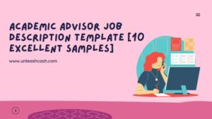 Academic Advisor Job Description Template [10 Excellent Samples ...