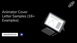 Animator Cover Letter Samples (16+ Examples) | Unleash Cash