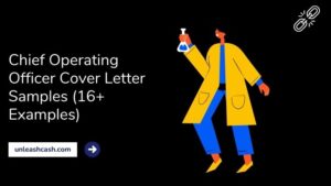 Chief Operating Officer Cover Letter Samples (16+ Examples) | Unleash Cash