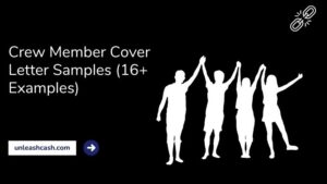 Crew Member Cover Letter Samples (16+ Examples) | Unleash Cash