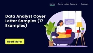 Data Analyst Cover Letter Samples (17 Examples) | Unleash Cash