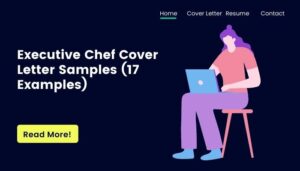 Executive Chef Cover Letter Samples (17 Examples) | Unleash Cash