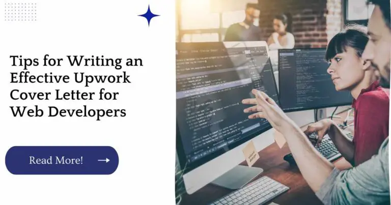 Tips for Writing an Effective Upwork Cover Letter for Web Developers ...